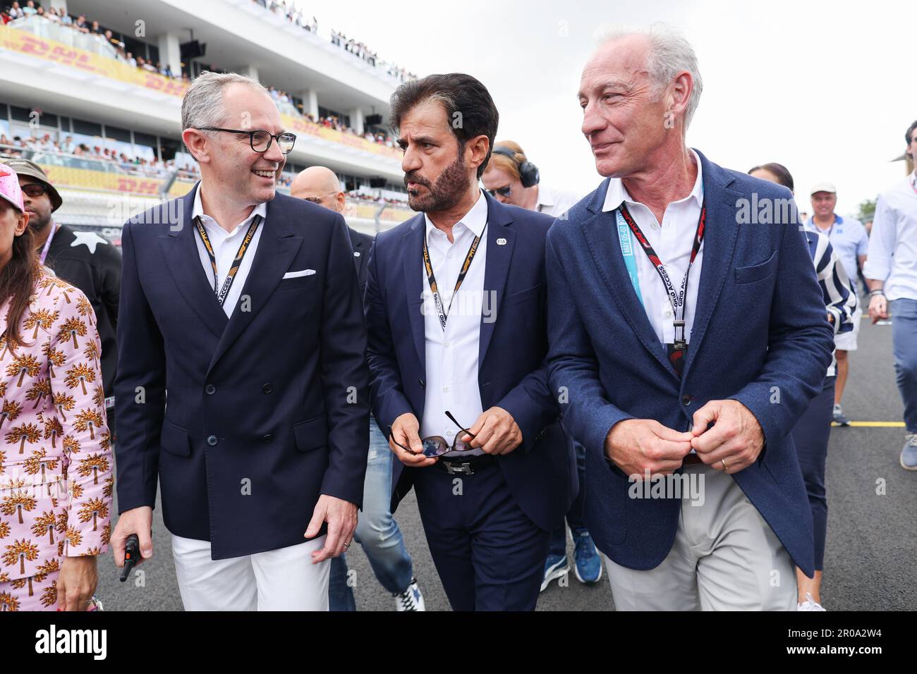 BEN SULAYEM Mohammed (uae), President of the FIA, DOMENICALI Stefano ...