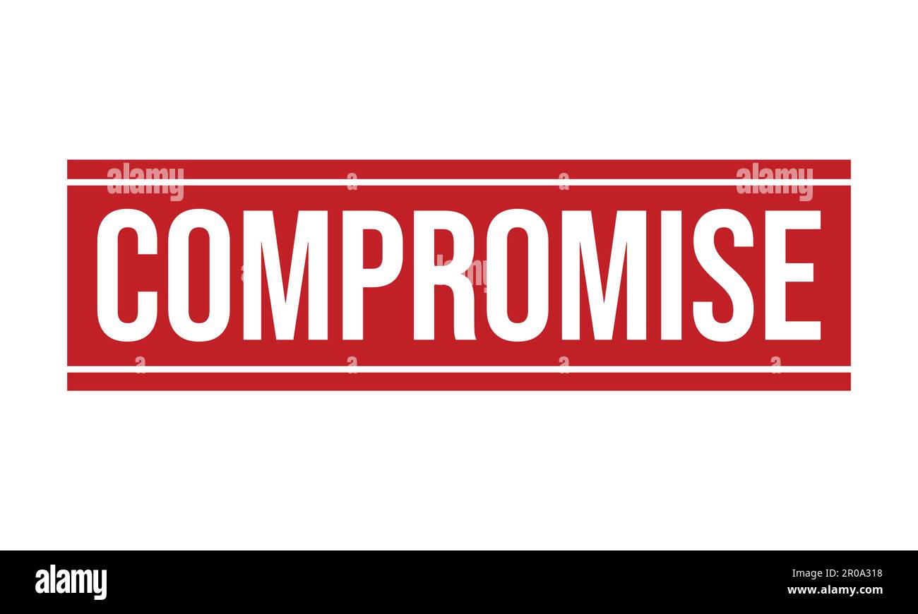Compromise Rubber Stamp. Compromise Rubber Grunge Stamp Seal Vector ...