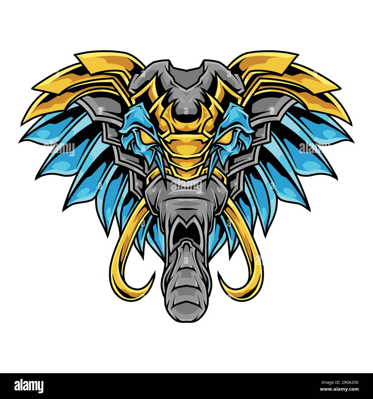 Elephant vector illustration Stock Vector Image & Art - Alamy