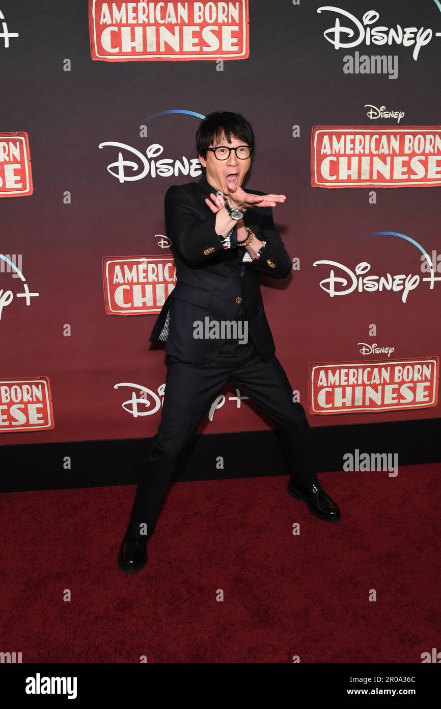 New York, USA. 07th May, 2023. Ke Huy Quan walking the red carpet at the American Born Chinese ...