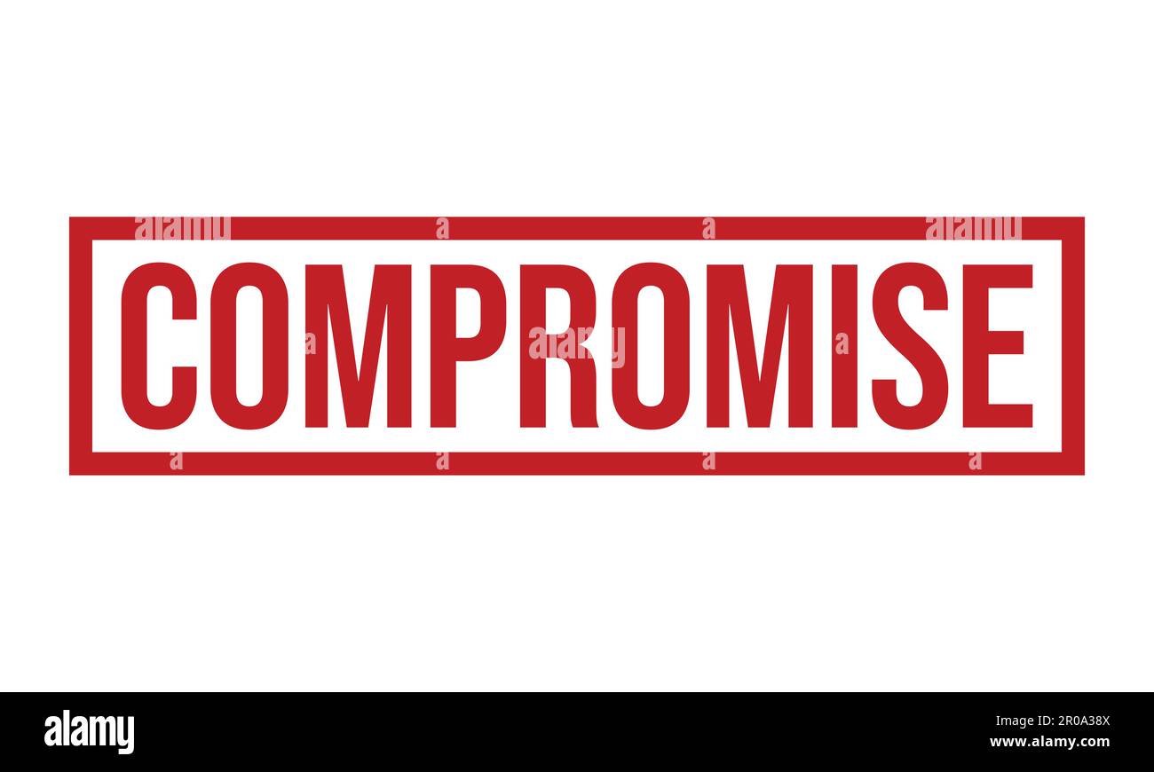Compromise Rubber Stamp. Compromise Rubber Grunge Stamp Seal Vector ...