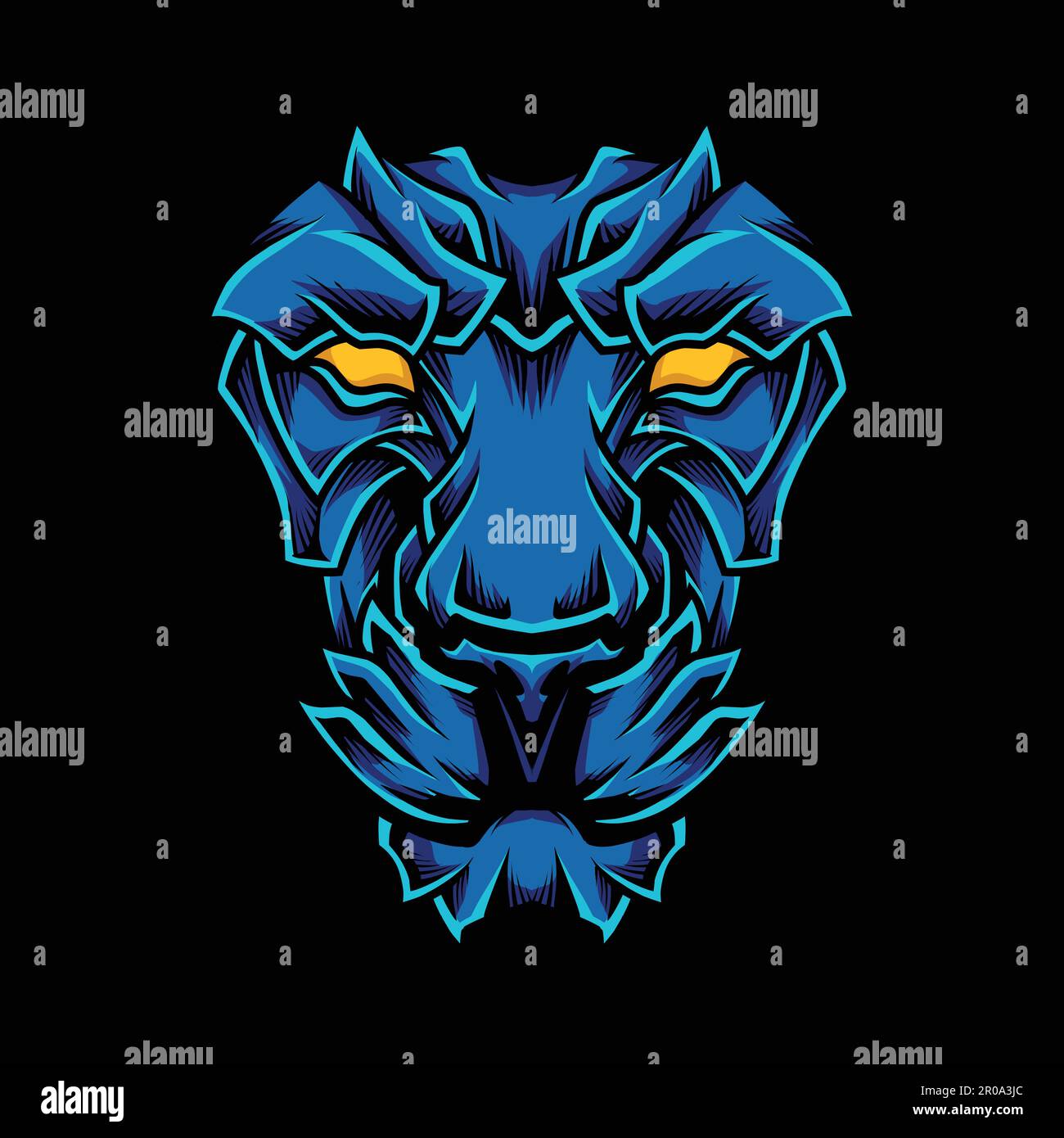 King of the jungle vector vectors hi-res stock photography and images ...