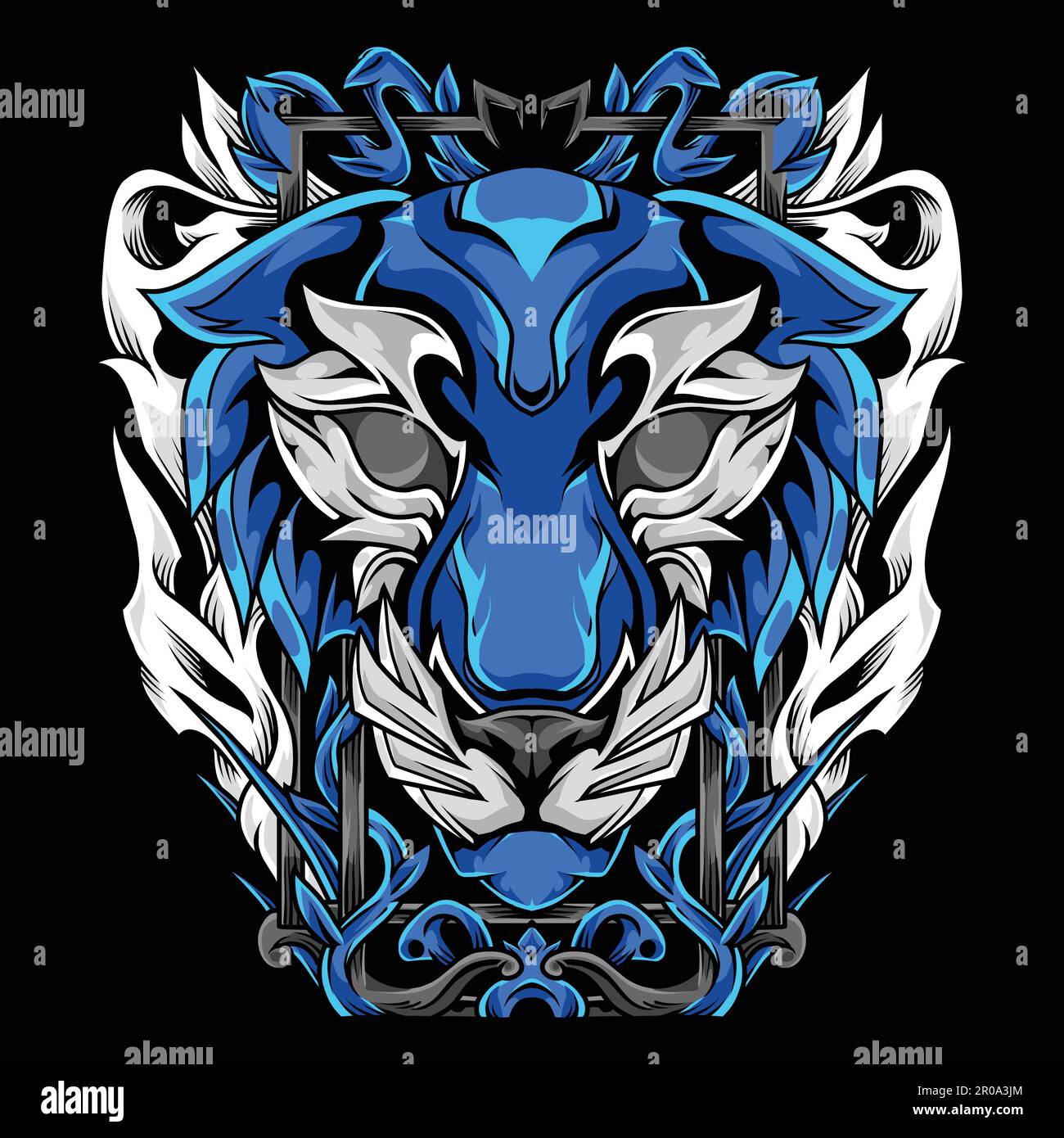 tiger vector illustration Stock Vector Image & Art - Alamy