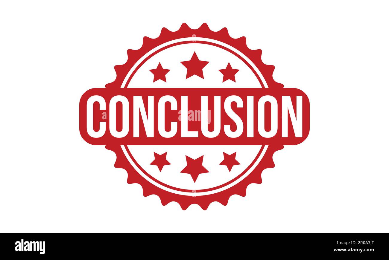 Conclusion Rubber Grunge Stamp Seal Vector Illustration Stock Vector ...
