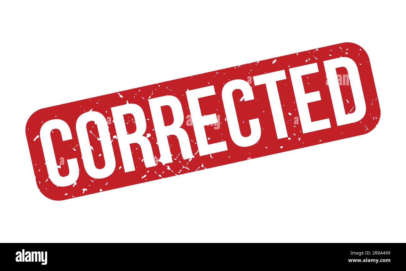 Corrected stamp hi-res stock photography and images - Alamy