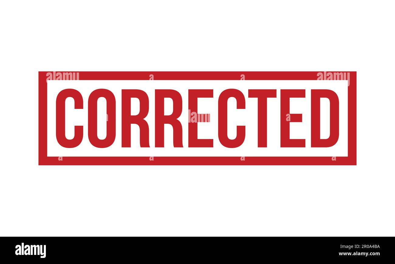 Corrected badge hi-res stock photography and images - Alamy