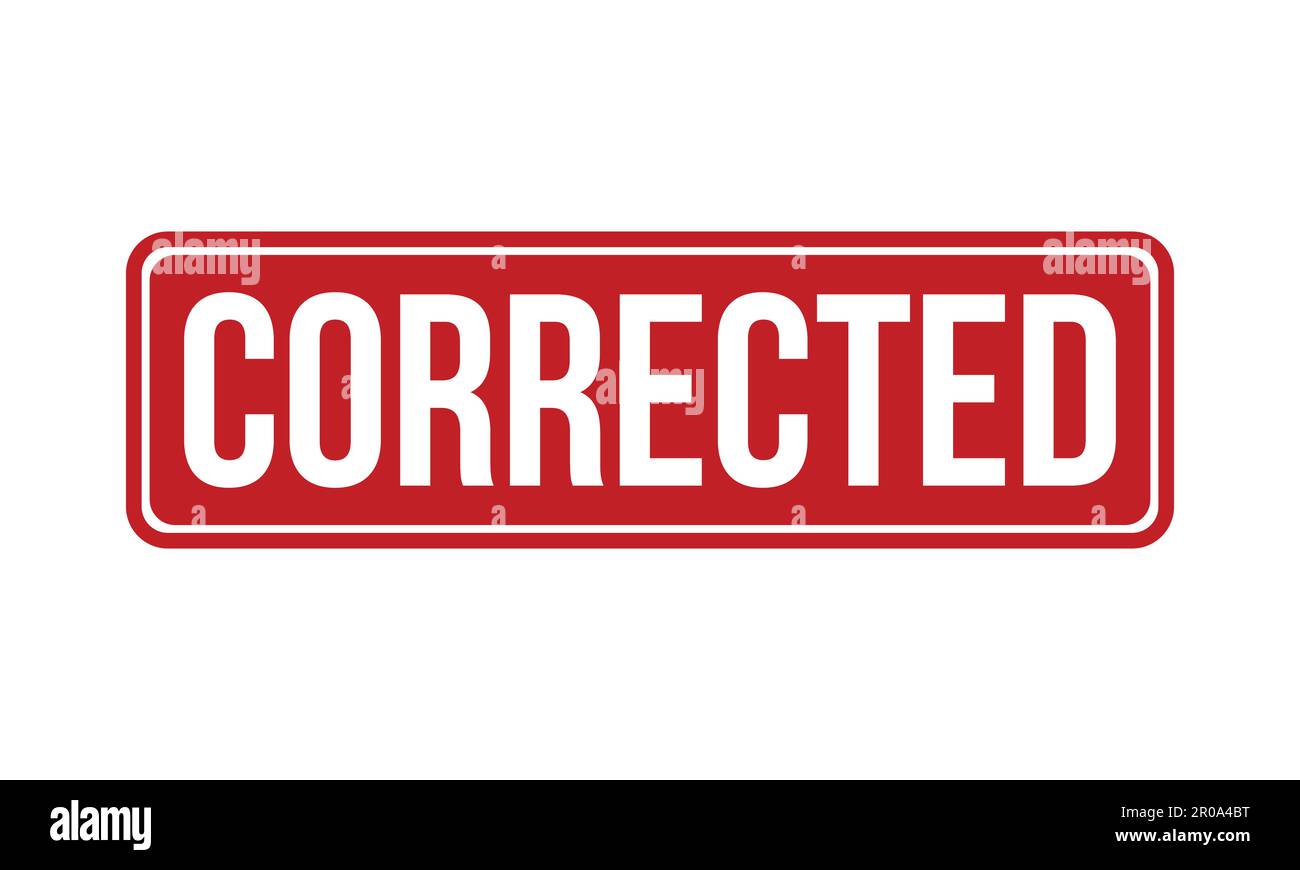 Corrected badge hi-res stock photography and images - Alamy
