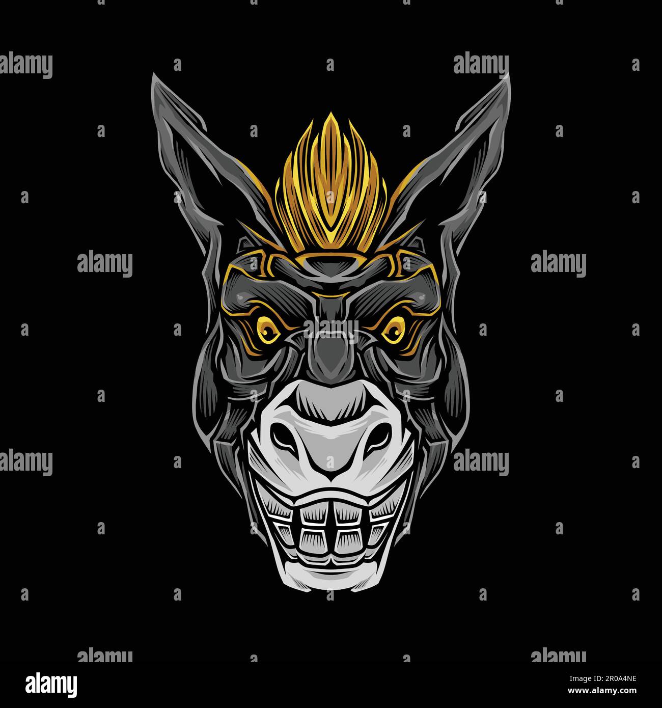 donkey vector illustration Stock Vector Image & Art - Alamy