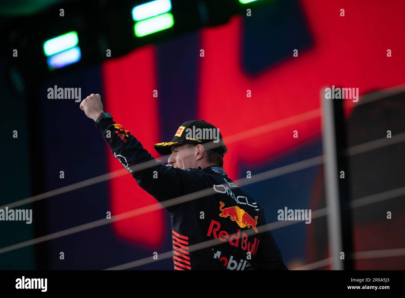 Miami, USA. 07th May, 2023. Race winner Max Verstappen (NLD) Red Bull ...