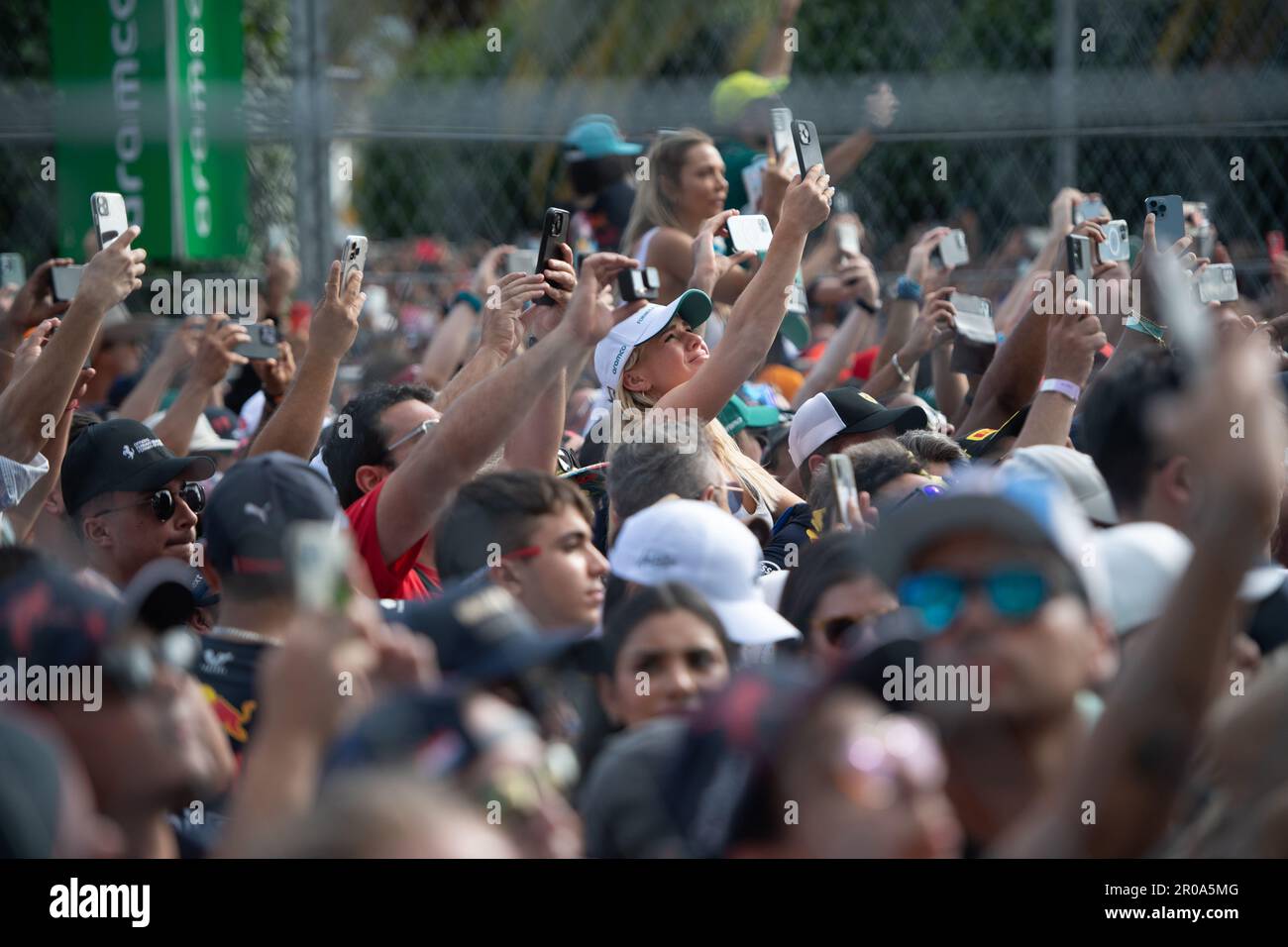 Miami, USA. 07th May, 2023. Circuit atmosphere - fans. 07.05.2023 ...
