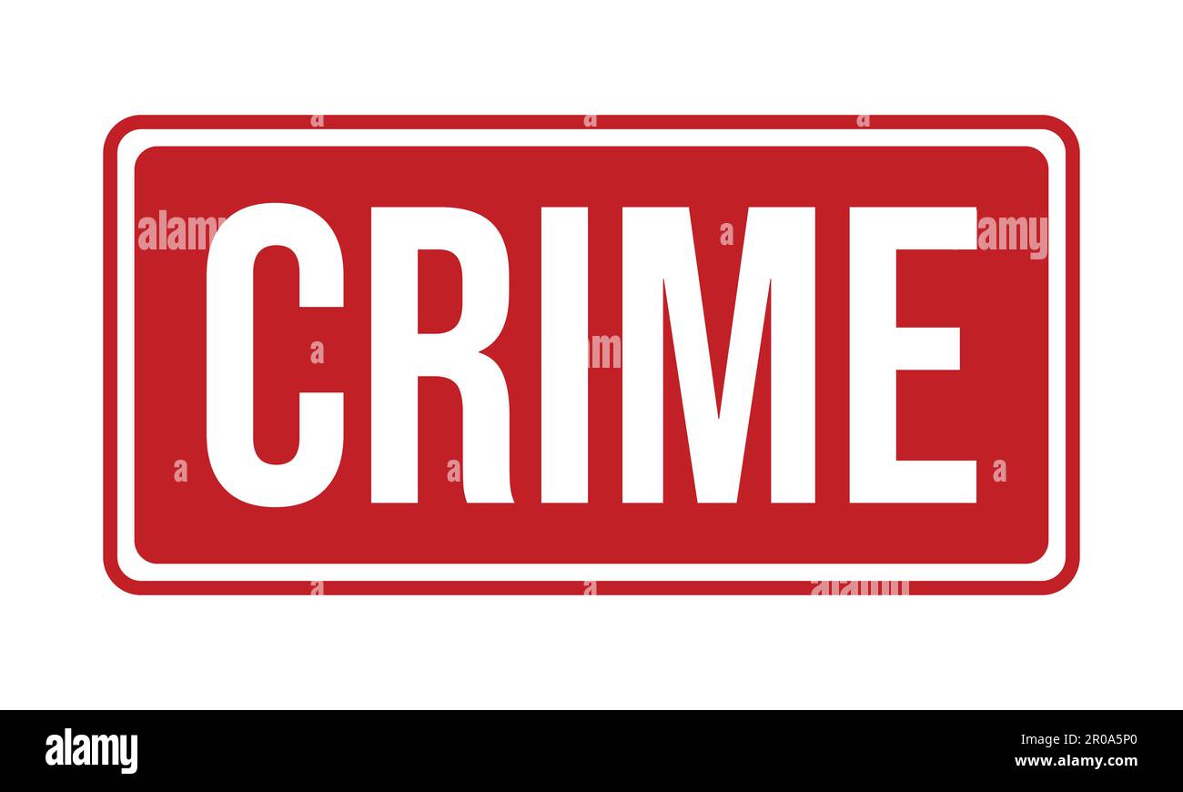 Crime Rubber Grunge Stamp Seal Vector Illustration Stock Vector Image ...