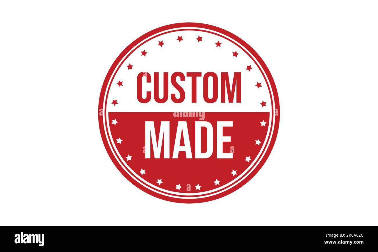 Custom made word Stock Vector Images - Alamy