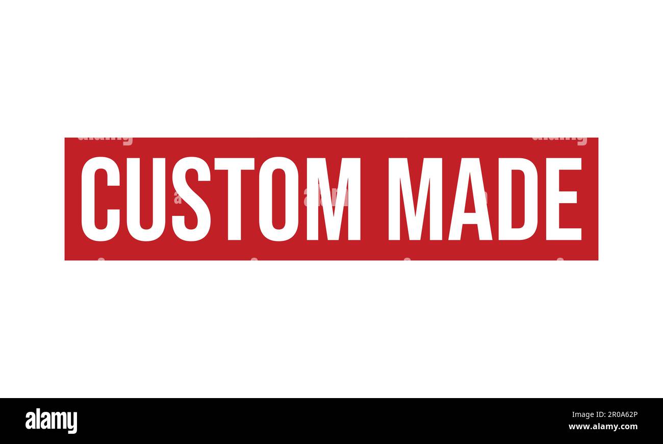 Custom made word Stock Vector Images - Alamy