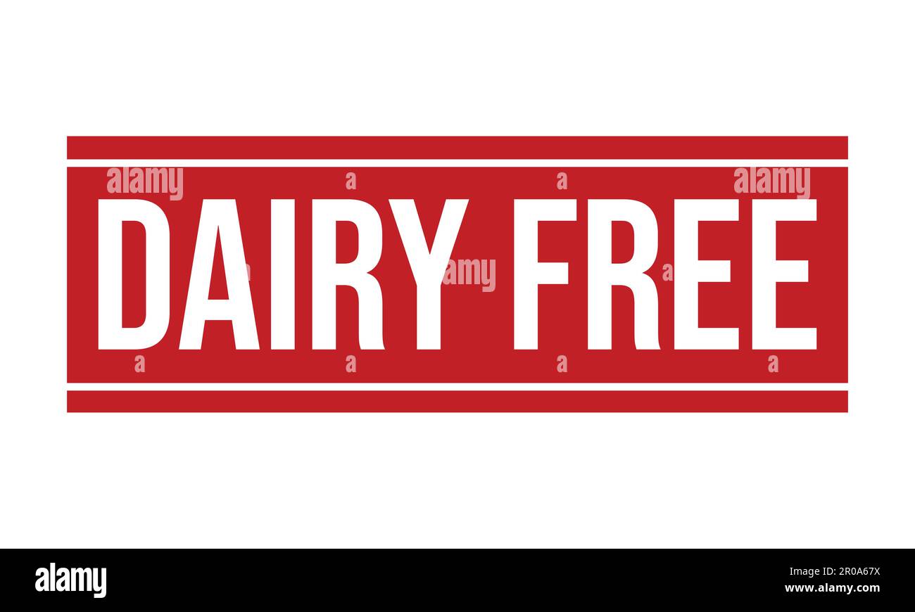 Dairy Free Rubber Grunge Stamp Seal Vector Illustration Stock Vector ...