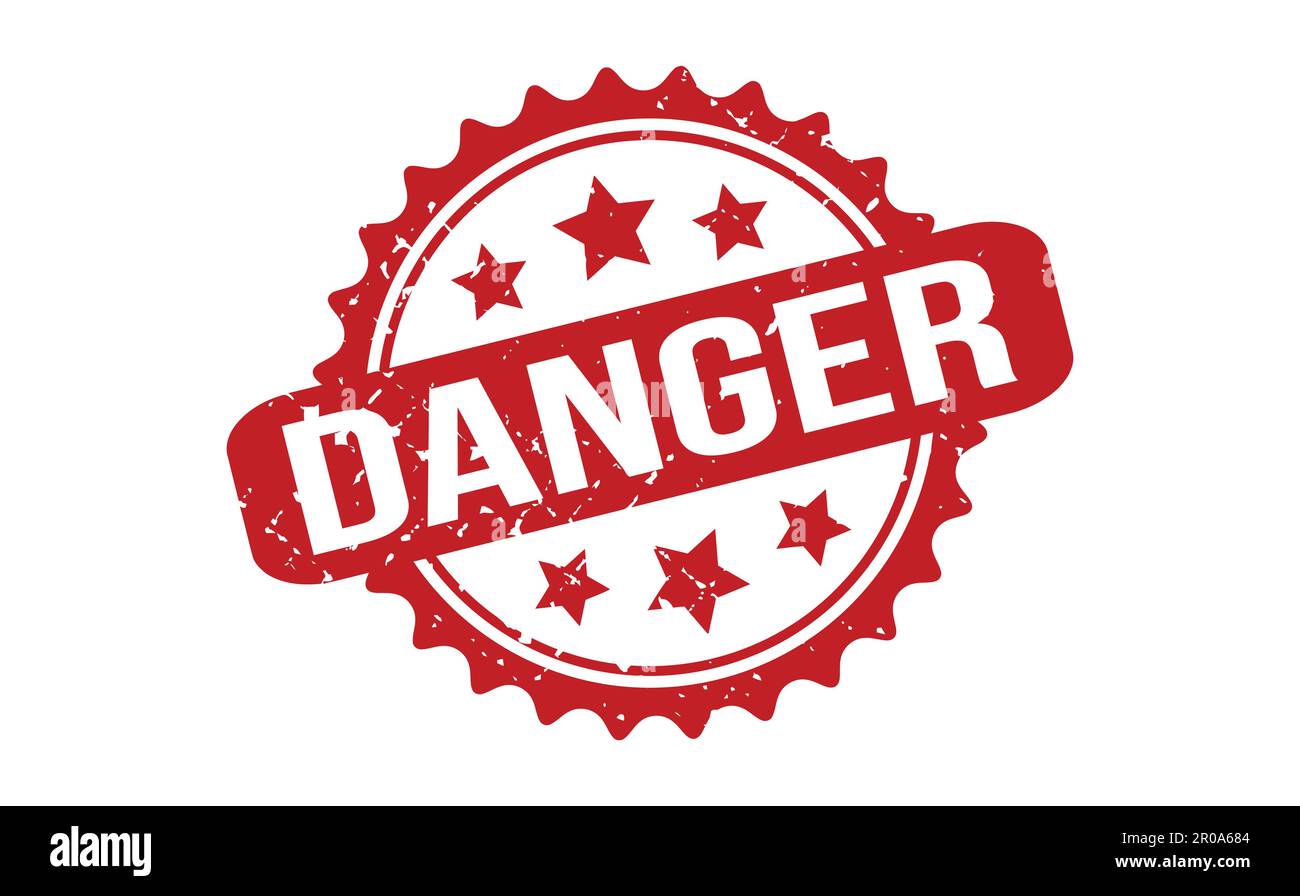 Danger Rubber Stamp. Red Danger Rubber Grunge Stamp Seal Vector Illustration - Vector Stock ...