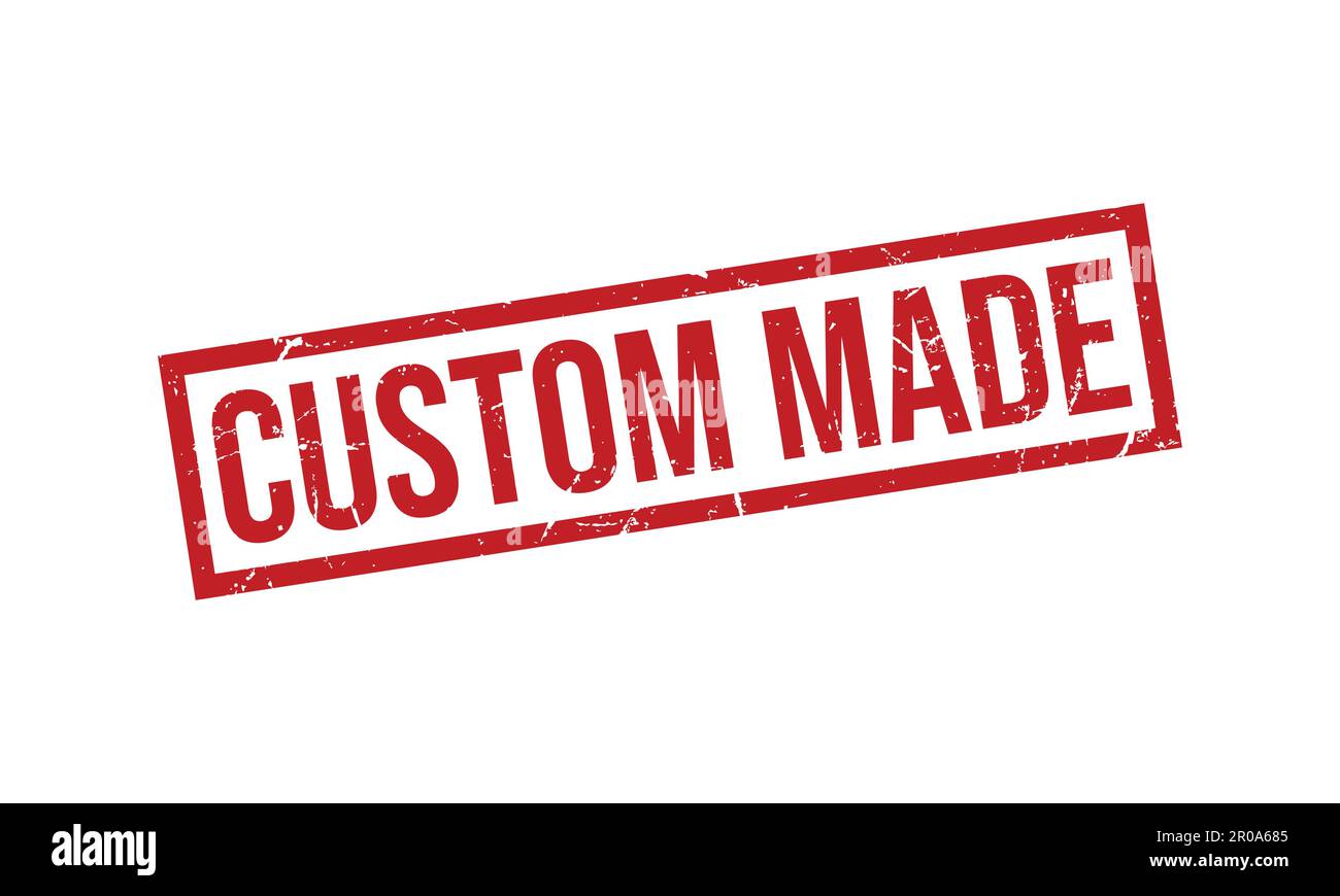 Custom Made Rubber Stamp. Custom Made Grunge Stamp Seal Vector ...