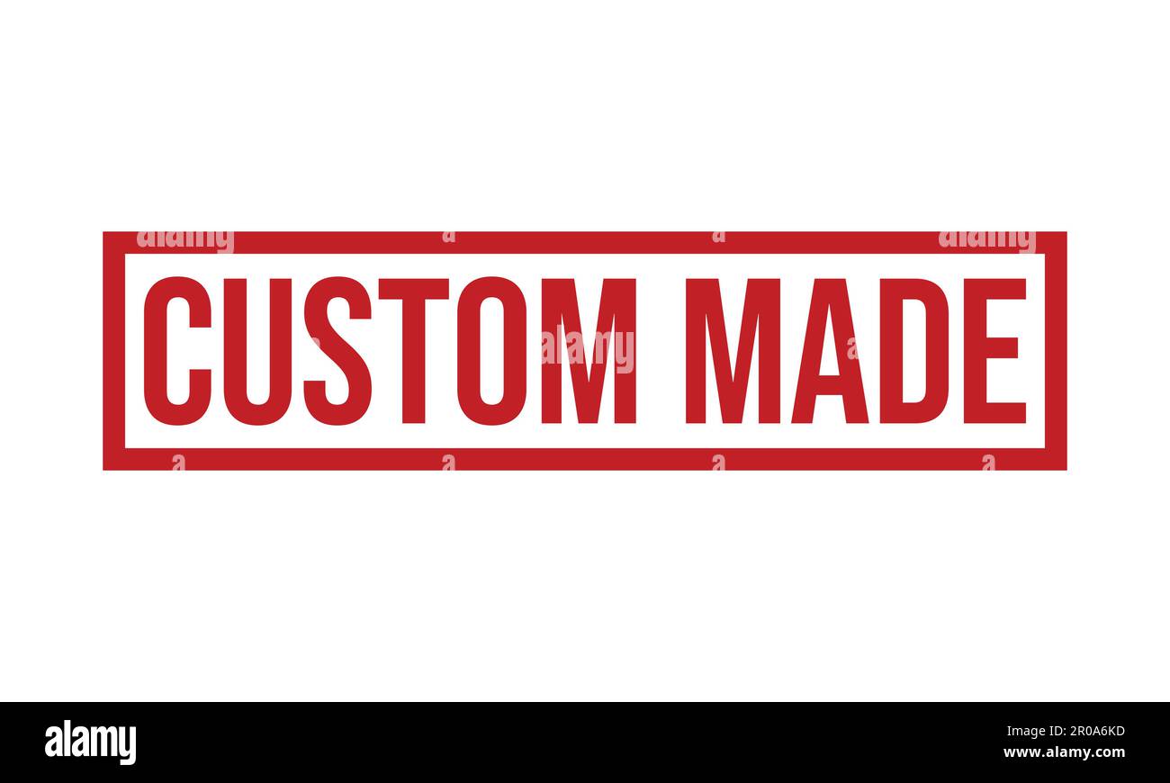 Custom made word Stock Vector Images - Alamy