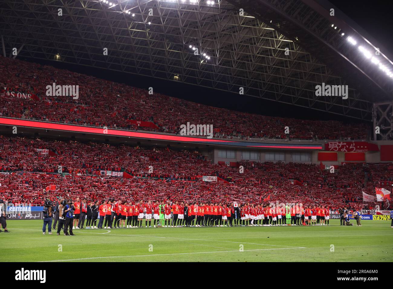 Saitama, Japan. 6th May, 2023. Urawa Red Diamonds team group Football ...
