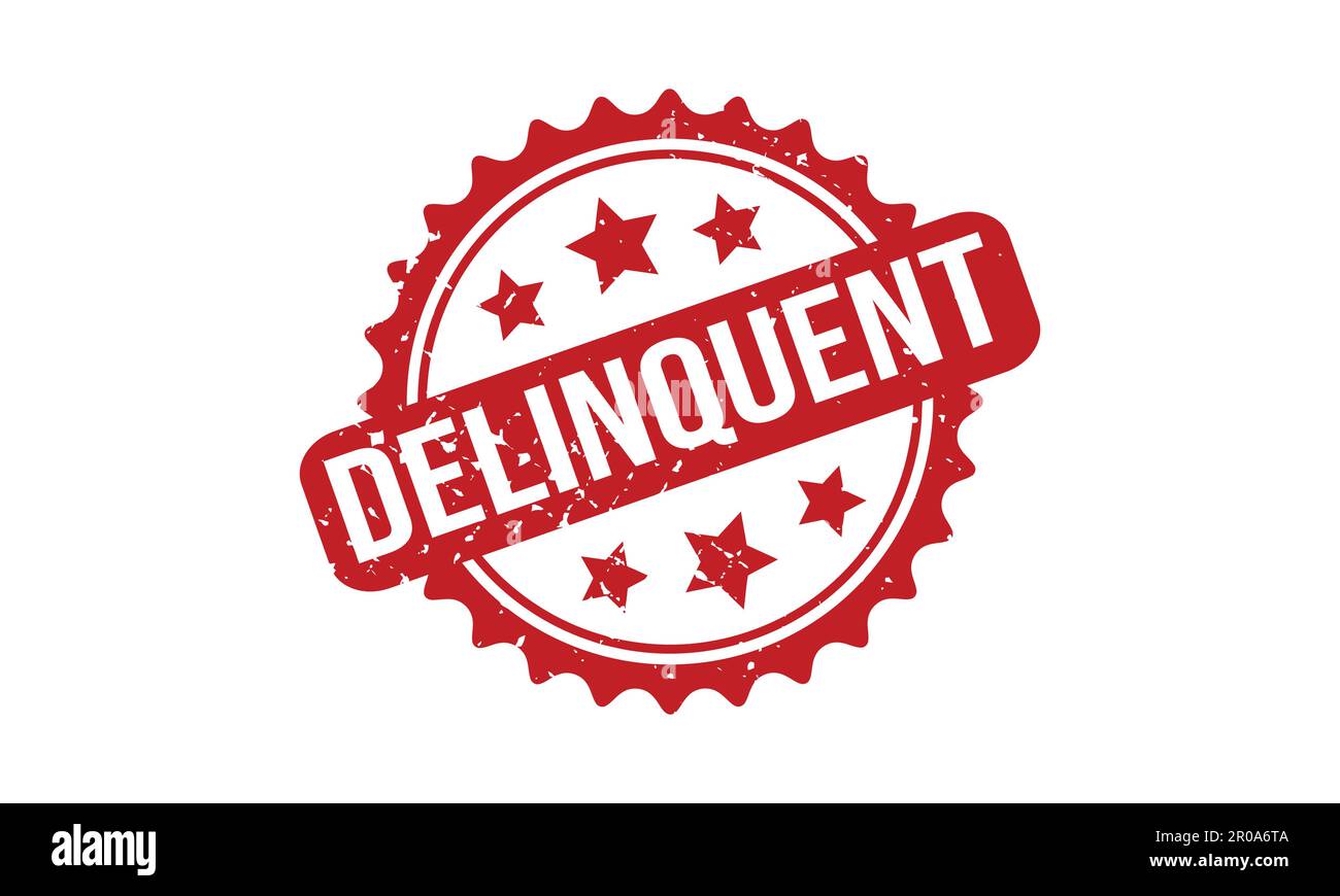Delinquent rubber stamp Stock Vector Images - Alamy