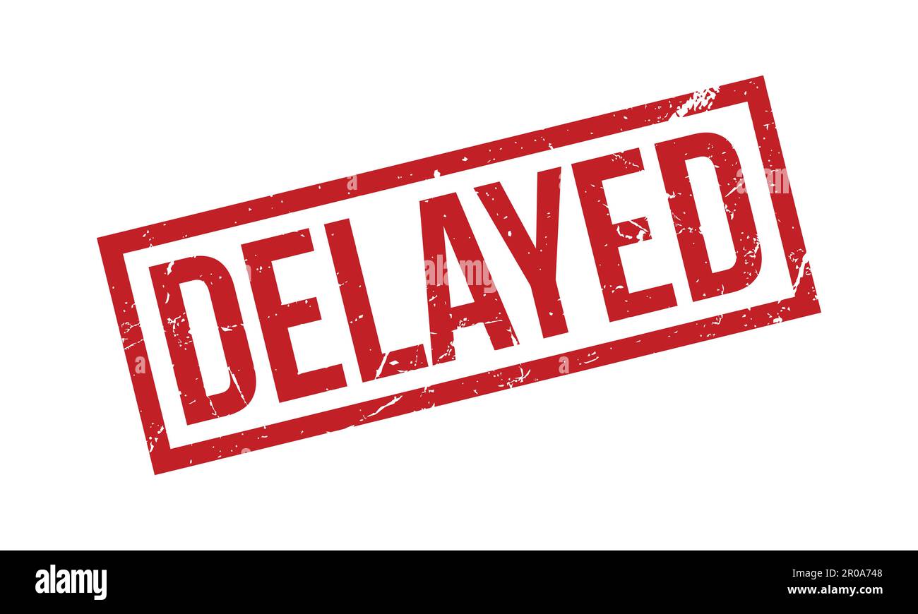 Delayed sign Stock Vector Images - Alamy