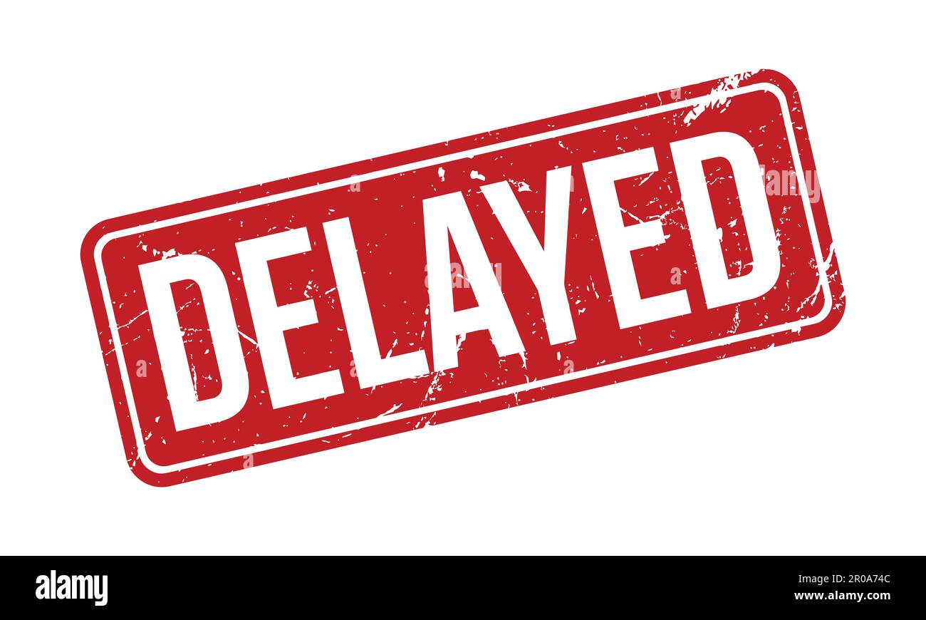 Delayed sign Stock Vector Images - Alamy