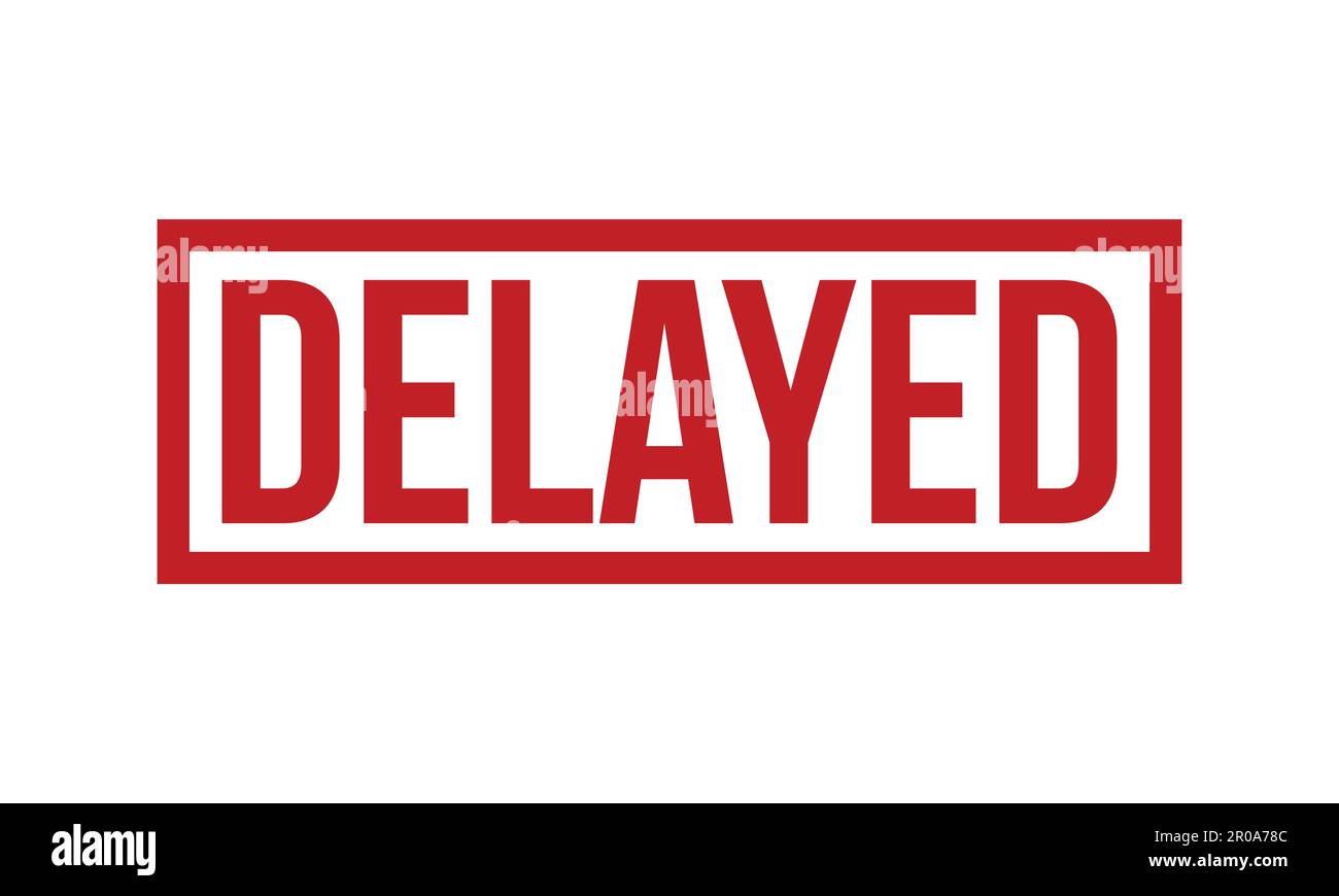 Delayed label isolated seal hi-res stock photography and images - Alamy