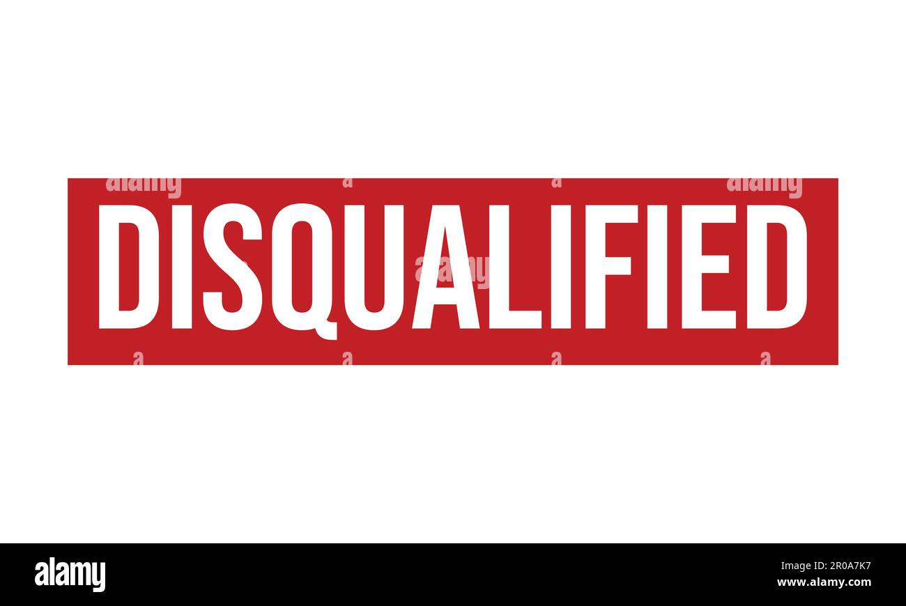 Disqualified Stock Vector Images - Alamy