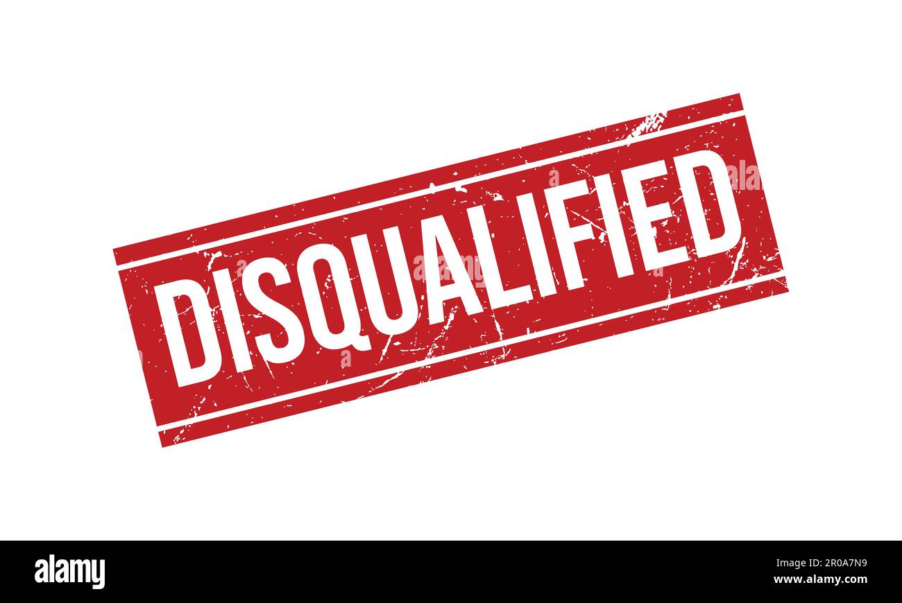 Disqualified Stock Vector Images - Alamy
