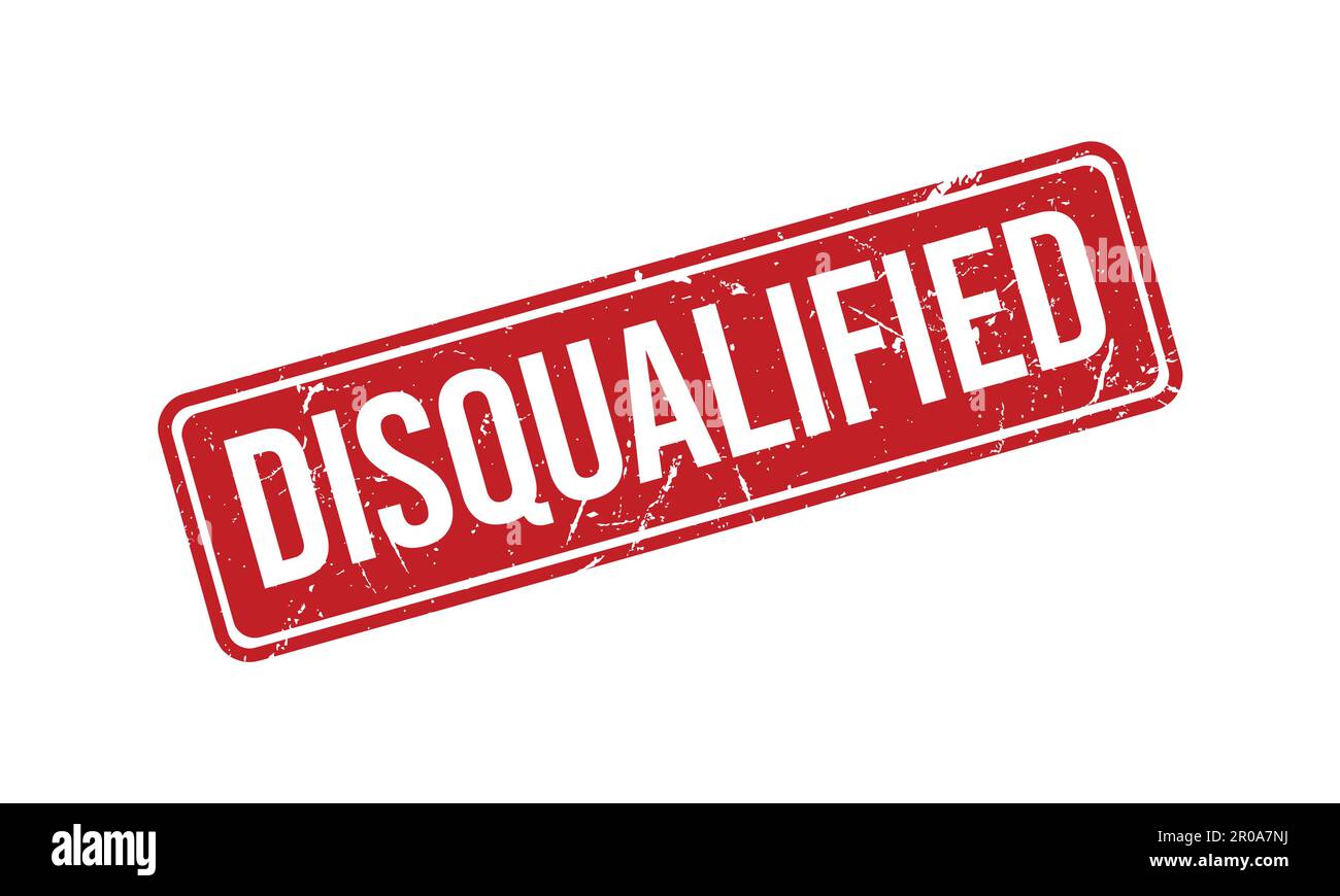 Disqualified Stock Vector Images - Alamy