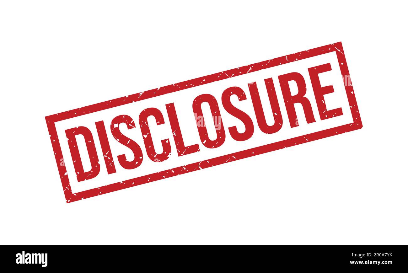 Disclosure where Stock Vector Images - Alamy