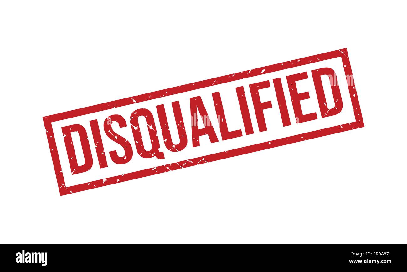 Disqualified Stock Vector Images - Alamy