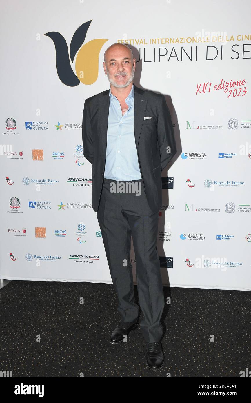 Rome, Italy. 07th May, 2023. Rome, Cinema The Space Moderno Black Silk Tulips Gala 2023, In the ...