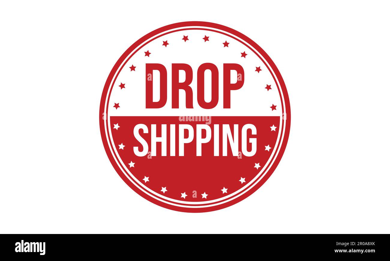 Drop Shipping Rubber Stamp. Drop Shipping Grunge Stamp Seal Vector ...