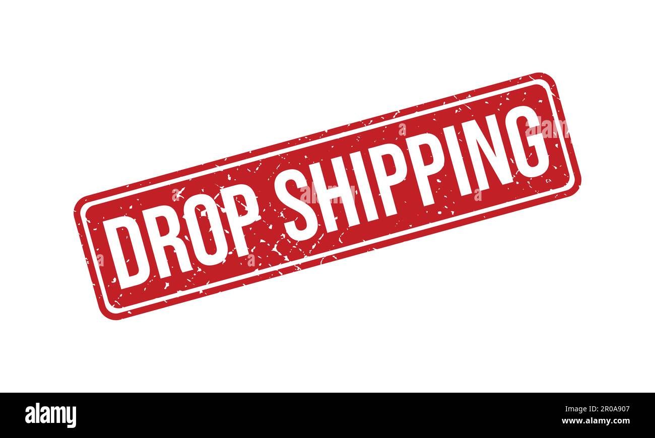 Drop Shipping Rubber Stamp. Drop Shipping Grunge Stamp Seal Vector ...