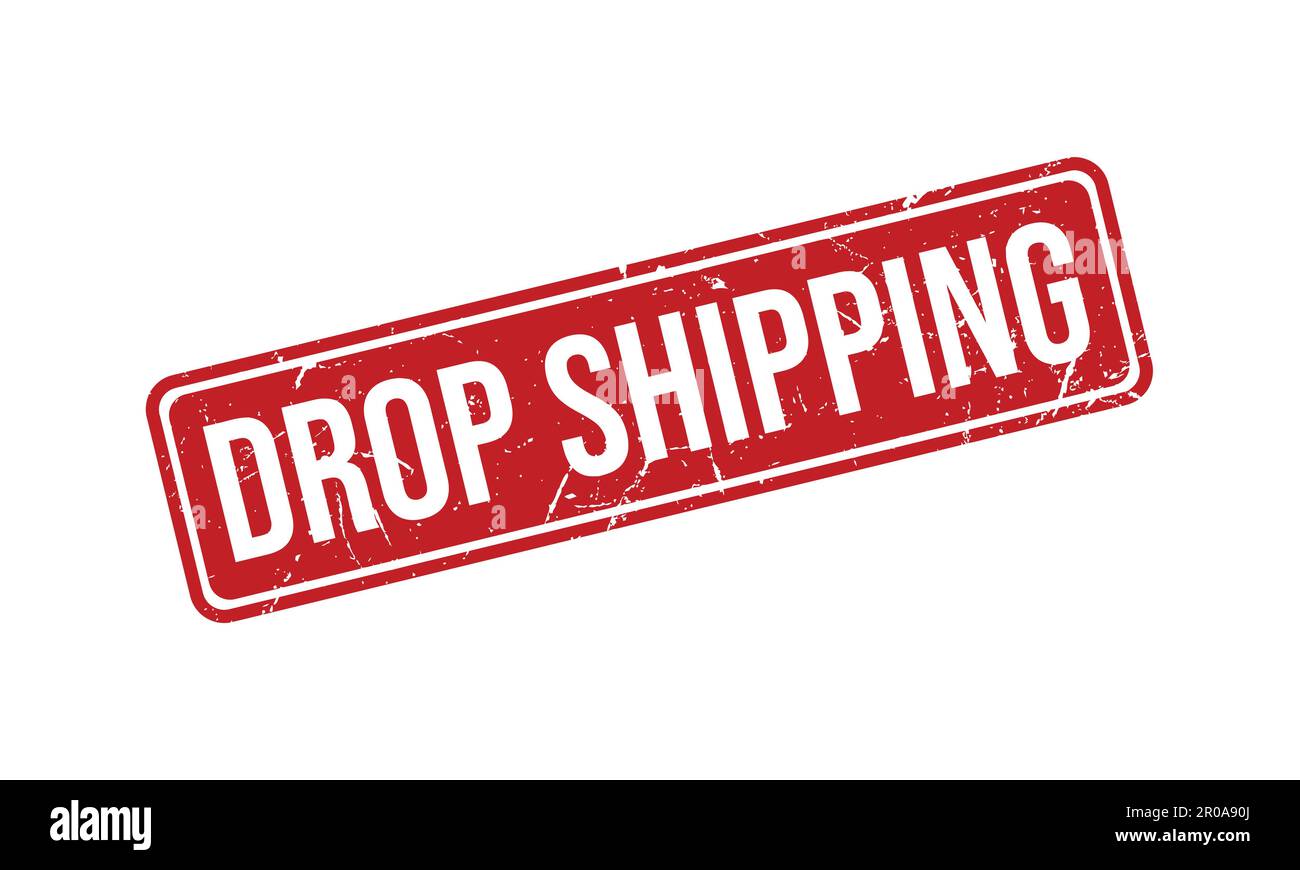 Drop Shipping Rubber Stamp. Drop Shipping Grunge Stamp Seal Vector ...