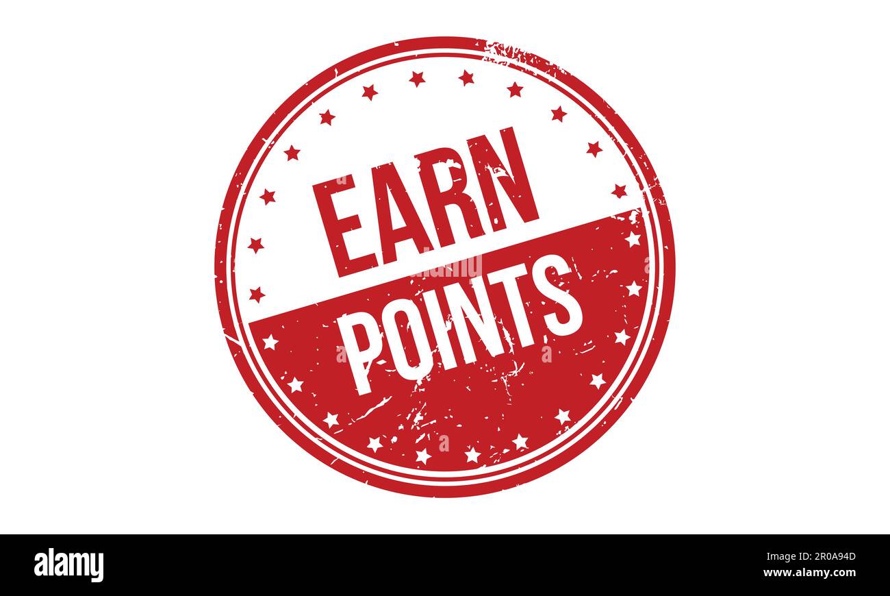 Earn points stamp Stock Vector Images - Alamy