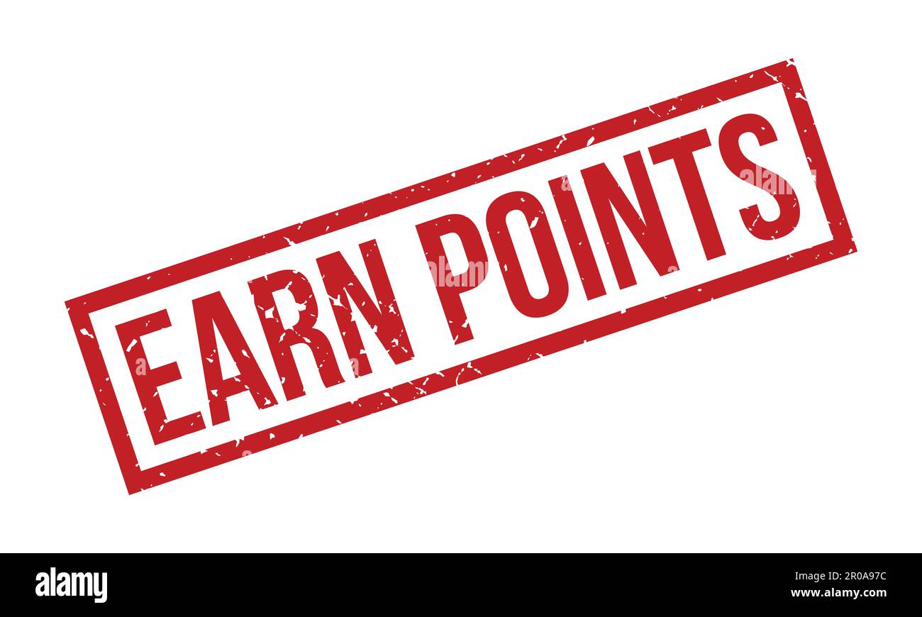 Earn Points Rubber Stamp. Red Best Service Rubber Grunge Stamp Seal ...