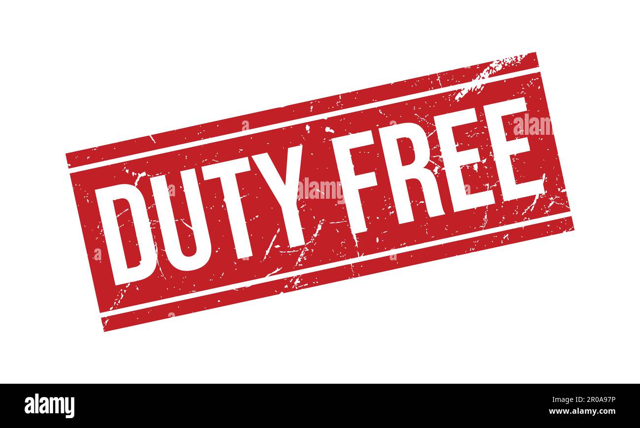 Duty Free Rubber Stamp. Duty Free Grunge Stamp Seal Vector Illustration ...
