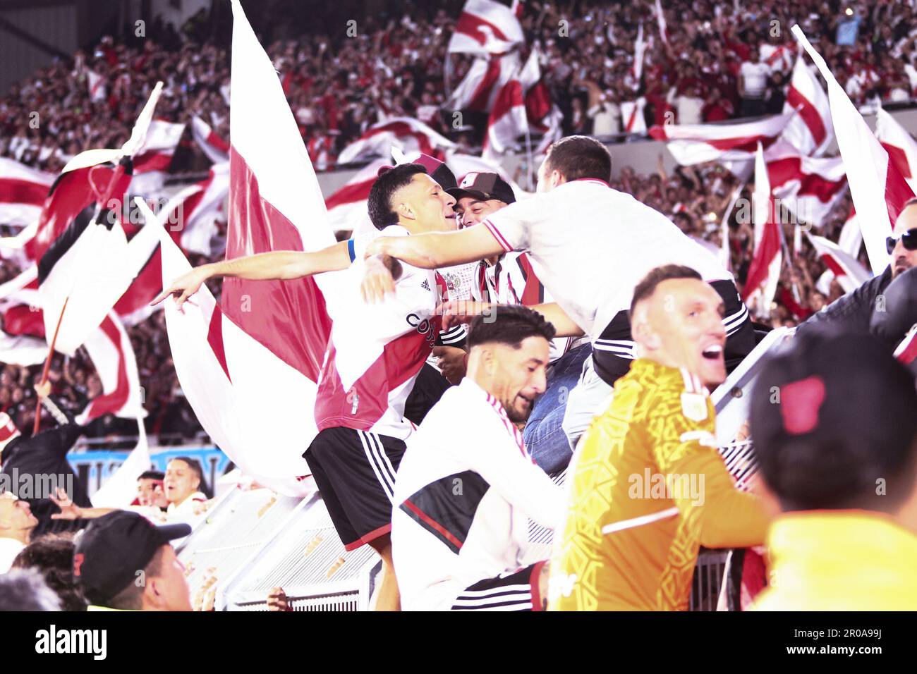 Buenos Aires, Argentina, 7th May 2023, Enzo Perez of River Plate ...
