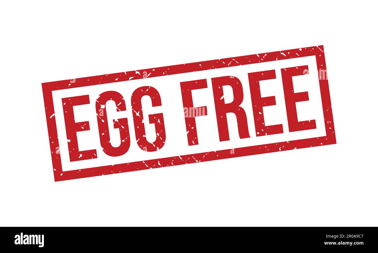 Egg Free Rubber Stamp. Egg Free Grunge Stamp Seal Vector Illustration ...