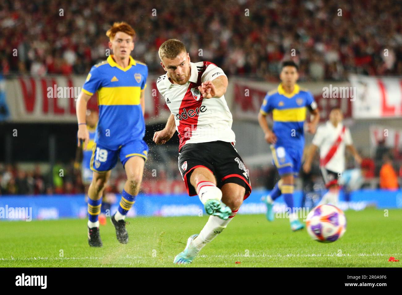 Buenos Aires, Argentina, 7th May 2023, Lucas Beltran of River Plate ...