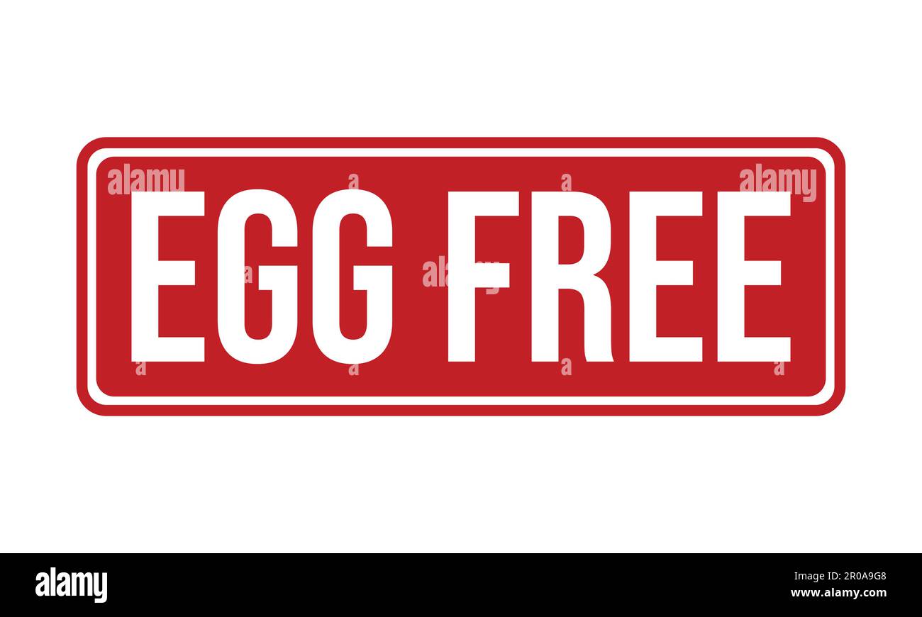 Egg Free Rubber Stamp. Egg Free Grunge Stamp Seal Vector Illustration ...