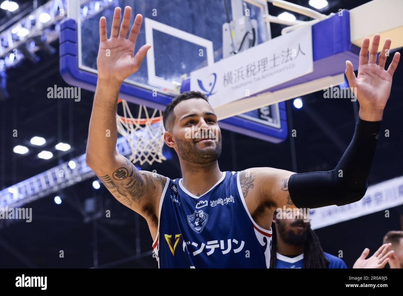 Kanagawa, Japan. 7th May, 2023. Devin Oliver (B-Corsairs) Basketball ...