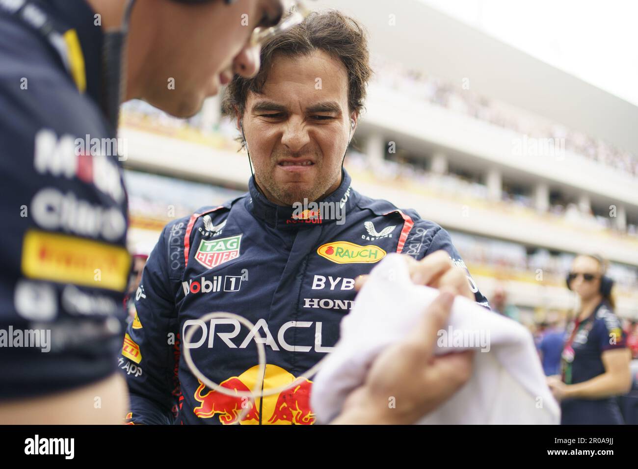 Miami Gardens, USA. 07th May, 2023. Mexican Formula One driver Sergio ...