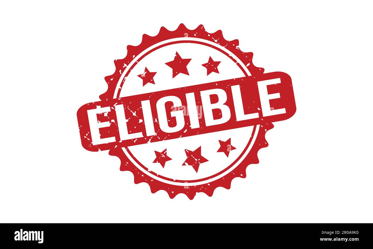 Eligible Rubber Stamp. Eligible Grunge Stamp Seal Vector Illustration ...