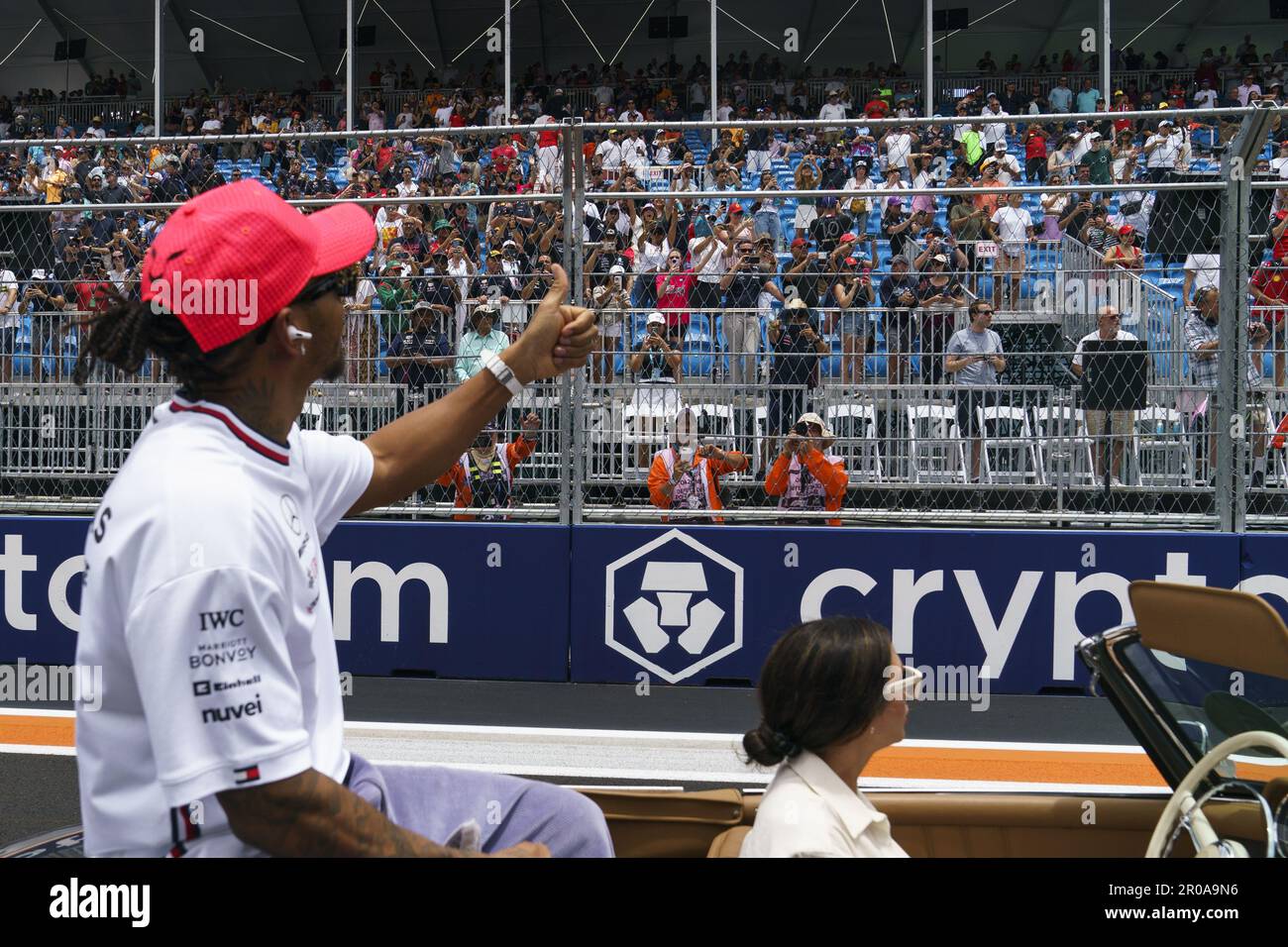 Miami Gardens, USA. 07th May, 2023. British Formula One driver Lewis ...