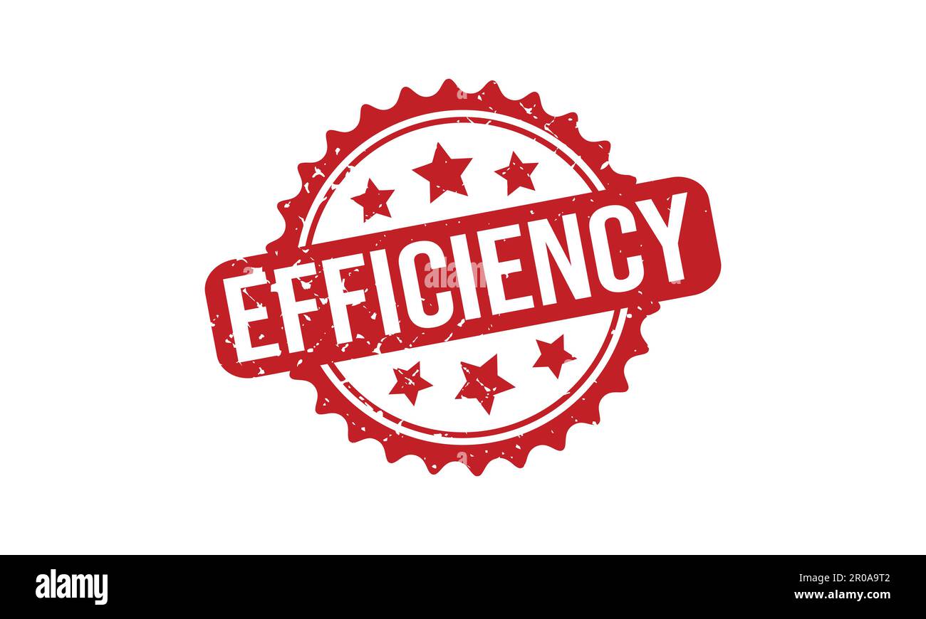 Efficiency Rubber Stamp. Efficiency Grunge Stamp Seal Vector ...