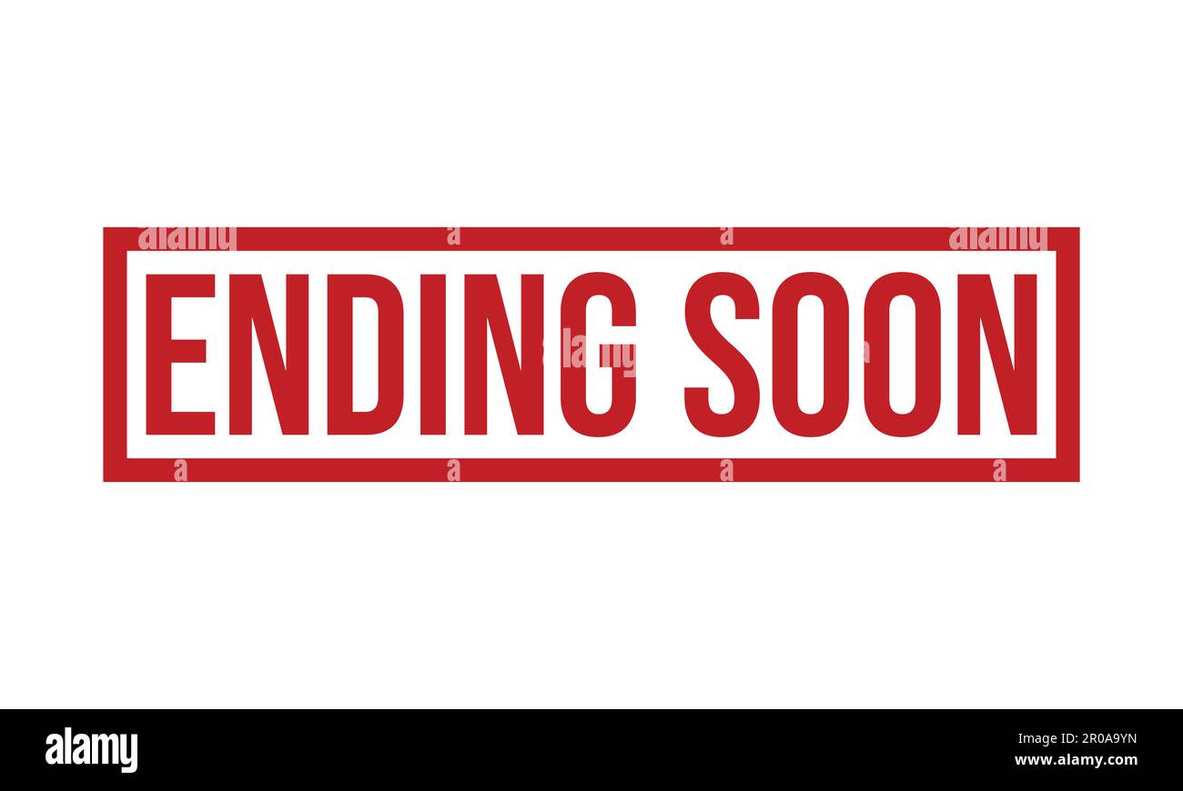Ending soon word Stock Vector Images - Alamy