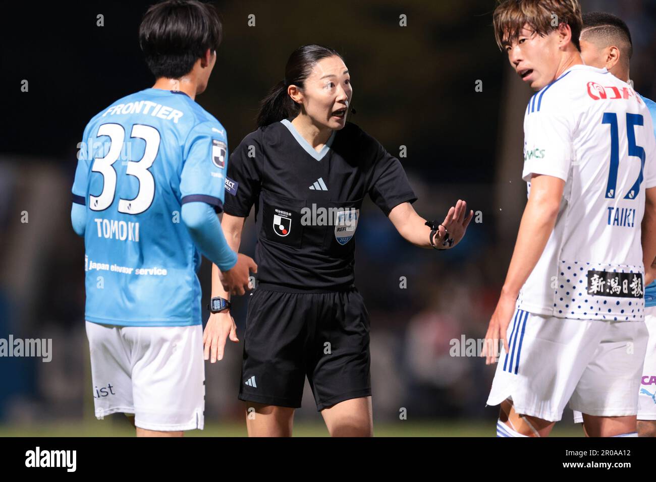 Kanagawa, Japan. 3rd May, 2023. Yoshimi Yamashita Referee Football ...