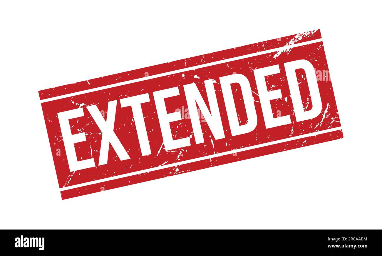 Extended Rubber Stamp. Extended Grunge Stamp Seal Vector Illustration Stock Vector Image & Art ...